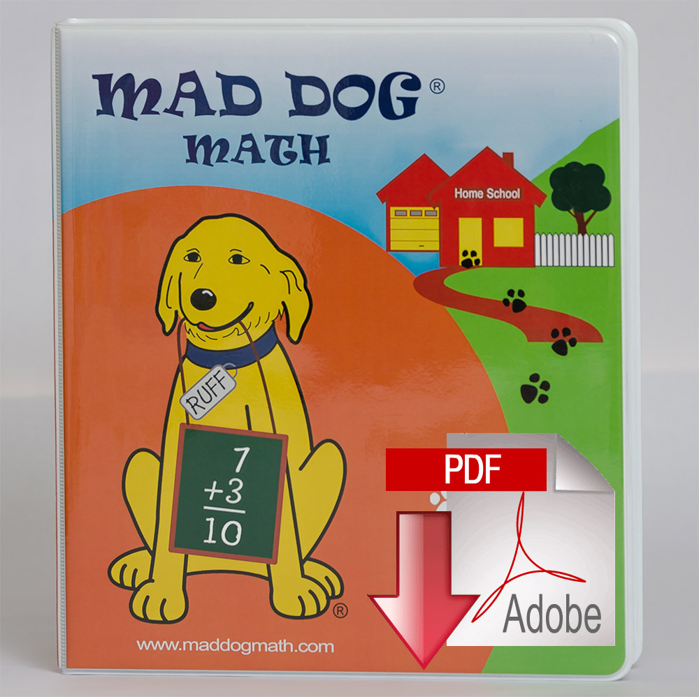 Home School Mastery PDFs 1st Grade Mad Dog Math